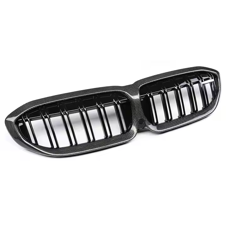 G20 Dual Slats Carbon Fiber Front Grille for BMW 3 Series G20 325 330 ...