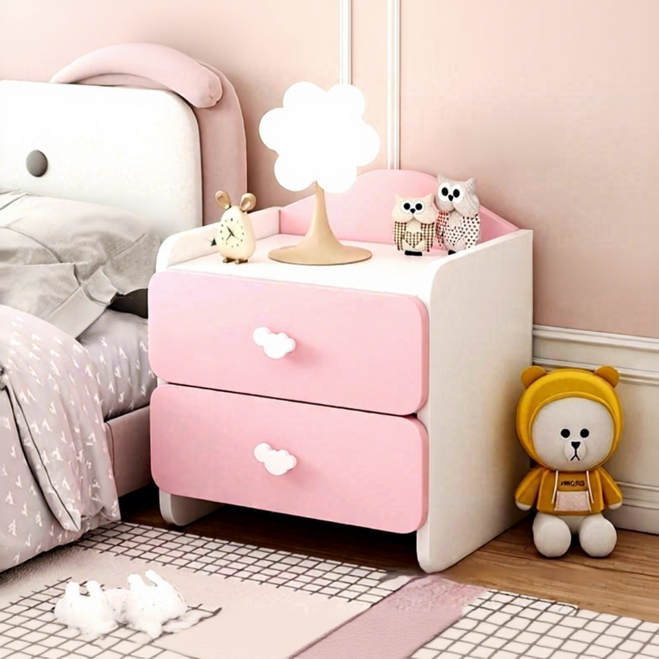 Children Kids Night Stand Modern Practical Storage Bedside Table, High ...