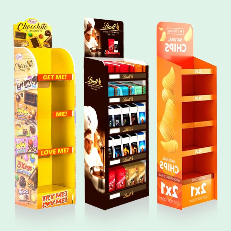 Custom Potato Chip Display Rack: Eco-Friendly, Adjustable Cardboard ...