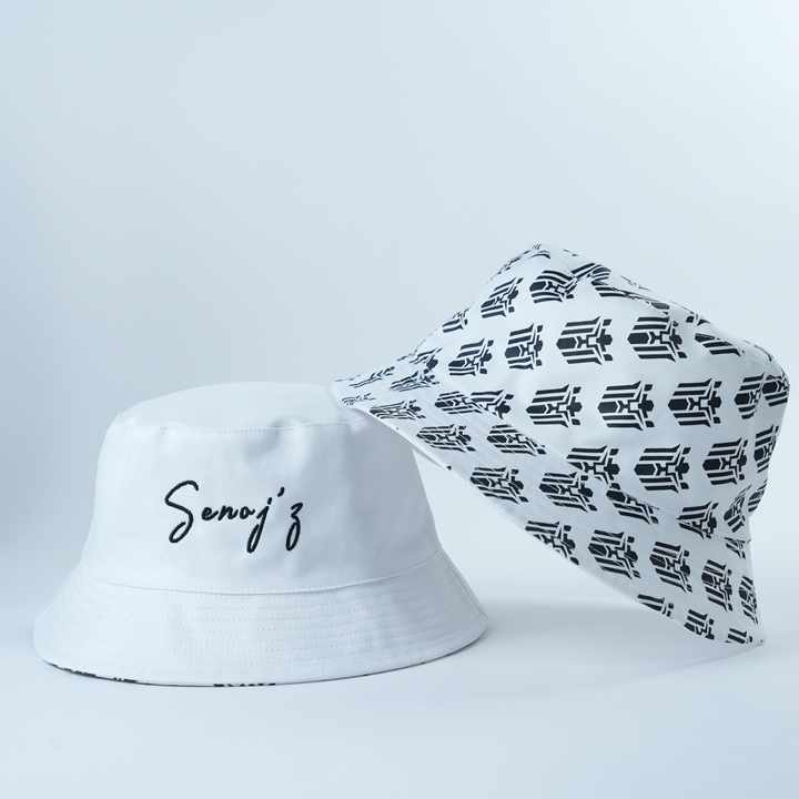 Custom Bucket Hat with Full Printed Logo - Reversible & Embroidery