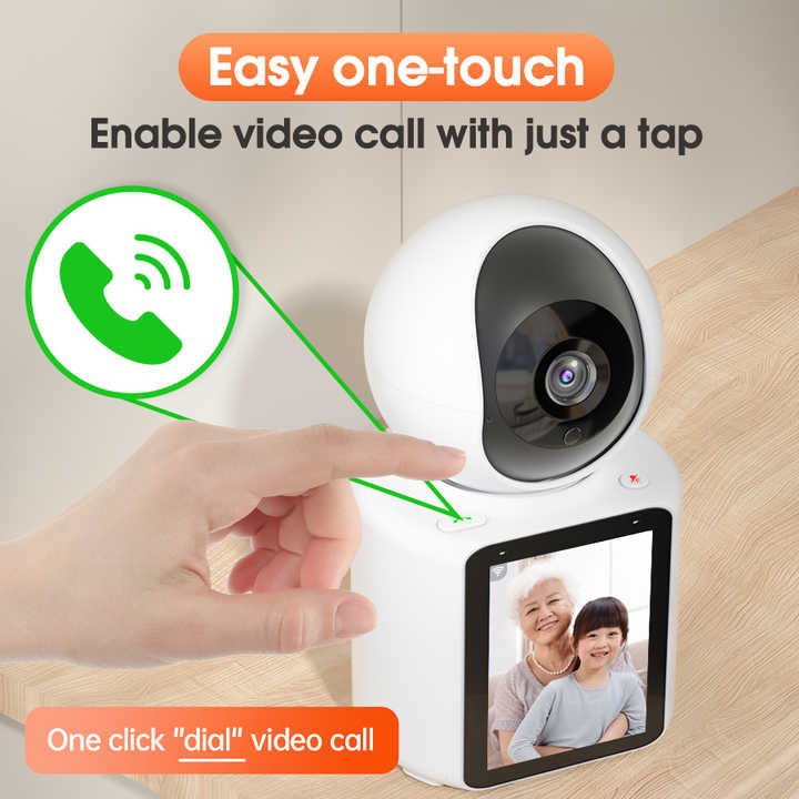 Two Way Visual Video Camera Voice Call, One Click Call, Home Night ...