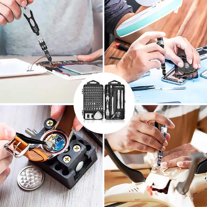 117 in 1 Cell Phone Repair Kit - Precision Screwdriver Bit Set