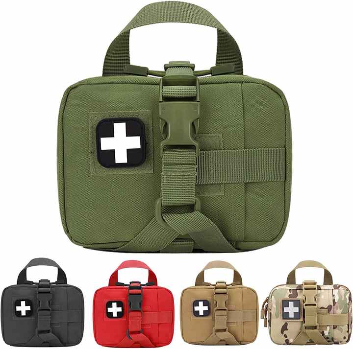 Risenmed Survival Kit - CE ISO Approved Multicam Color First Aid Kit ...