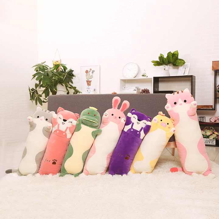 Cpc Astm Eco-friendly Material Stuffed Animal Plush Cat Long Warm ...