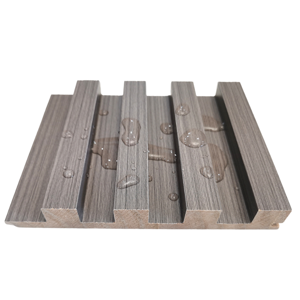 Modern WPC Decorative Wall Panel MDF Core PVC Coated Mesh Waterproof ...