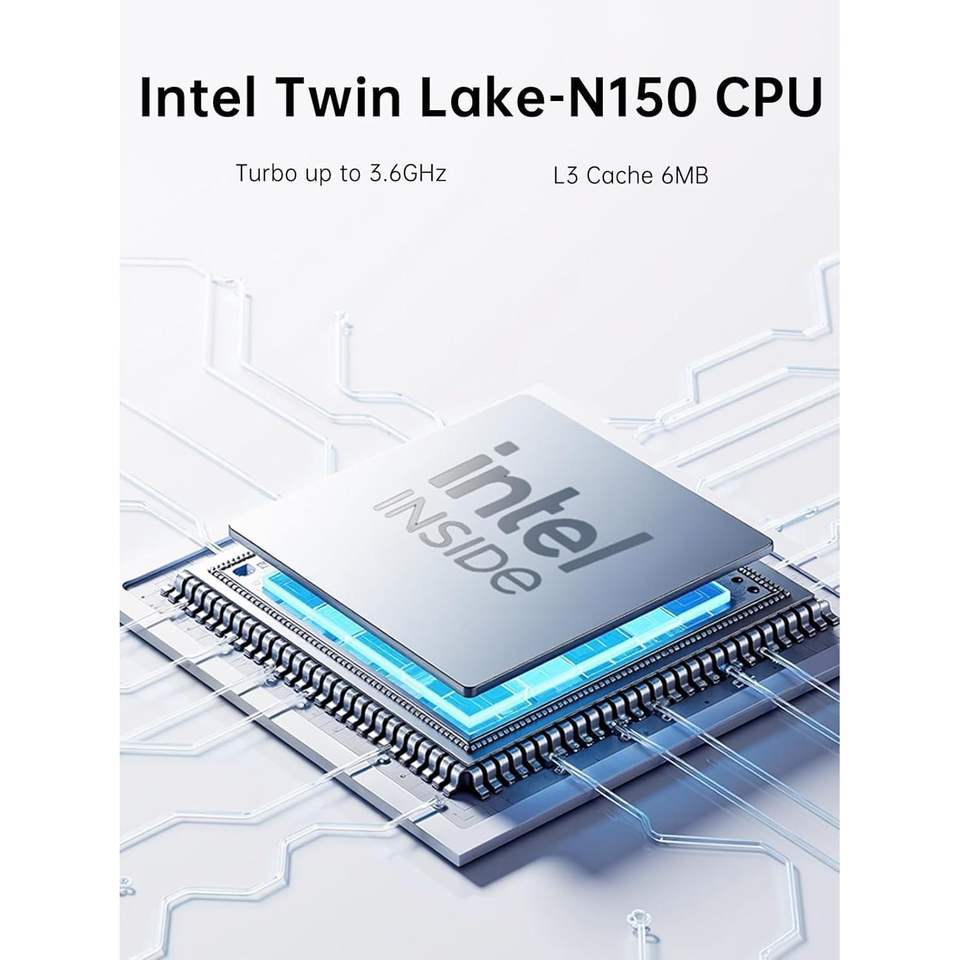 18.5 inch Laptop, 2026 Laptop, 16GB RAM 512GB SSD, ntel N150 Processor ...