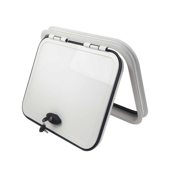 RV Luggage Hatch Door - Customizable Aluminum Compartment