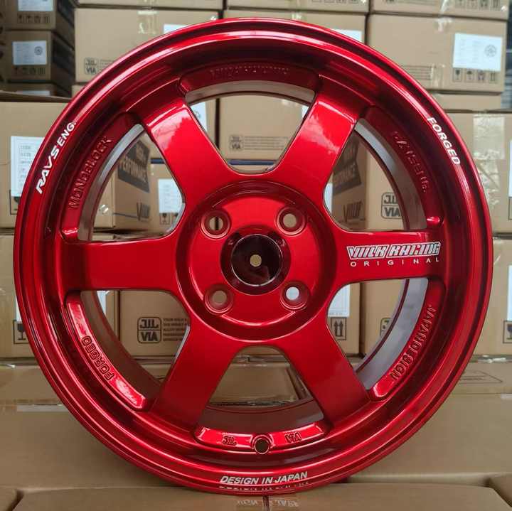 15 Wheels/rims 4X100 4X114.3 PCD 40ET Car Wheel Rims Te37