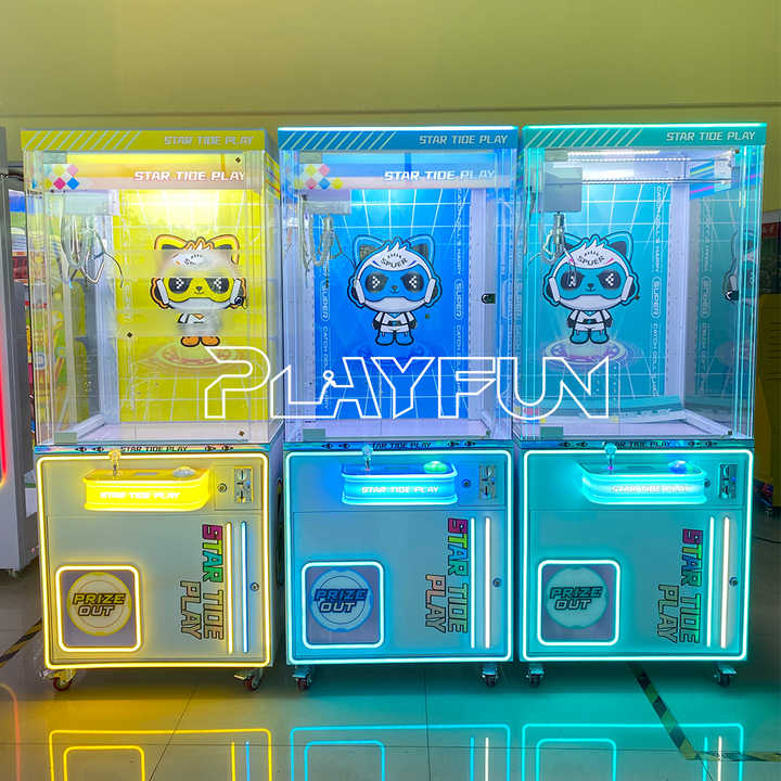 Coin Operated Game Machine - Claw Crane Games STAR TIDE PLAY