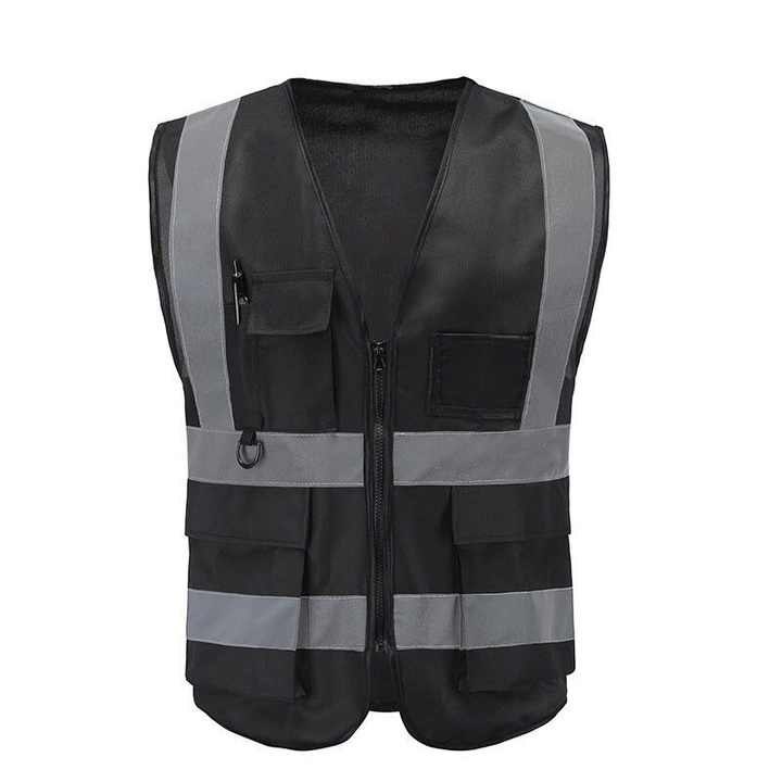 High Visibility Safety Vest with Customized Reflective Logo