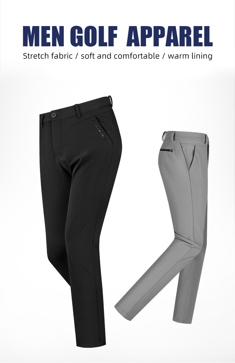 PGM KUZ138 absorb heat winter golf pants mens stretch high elastic golf ...