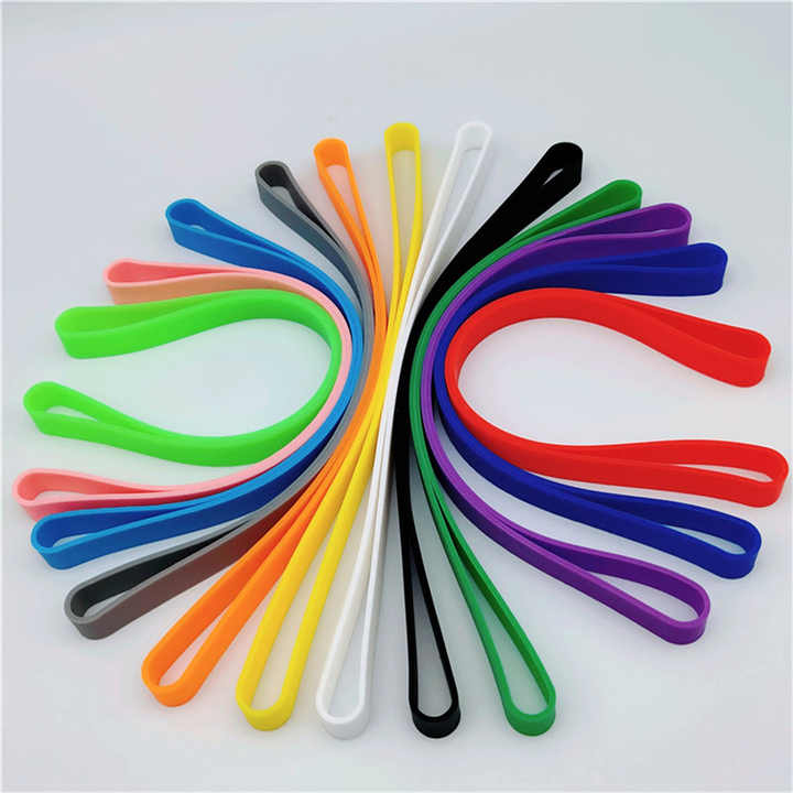 Customized 7-Inch Silicone Rubber Elastic Band for Industrial Use, OEM