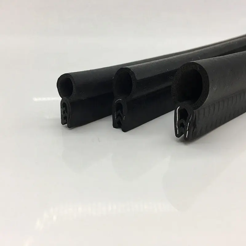 Transparent & Black Silicone Extruded Glazing Gaskets Aesthetic ...