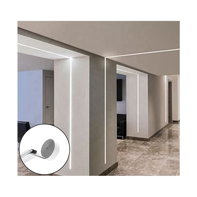 Recessed Trimless LED Aluminum Profile for Linear Lighting