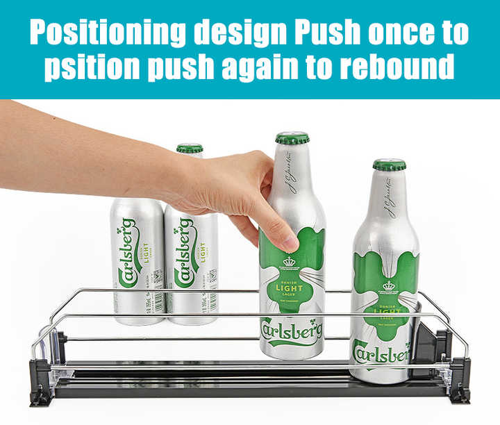 Supermarket Freezer Rack Pushers Adjustable Market Actylic Rack Shelf ...