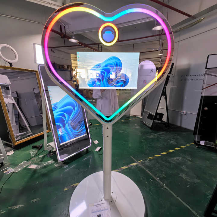 Heart Photo Booth Mirror - Magic Mirror Photobooth Machine