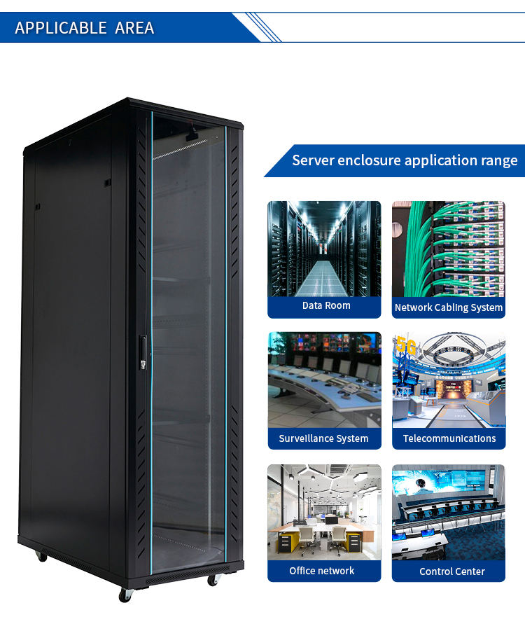 19 Network Server Rack 18u 20u 22u 24u 27u 32u 36u 42u 47u Indoor ...