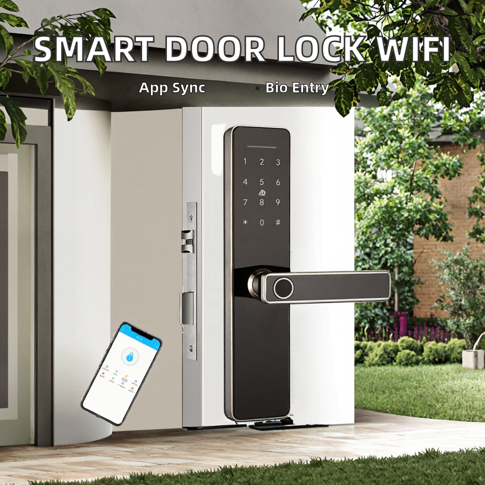 Tuya Smart Locks /WiFi IC Care Code Aluminum Alloy Door Fingerprint ...