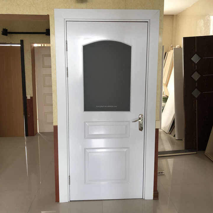 Modern Design PVC Door with Waterproof Glass for House and Hotel Use ...
