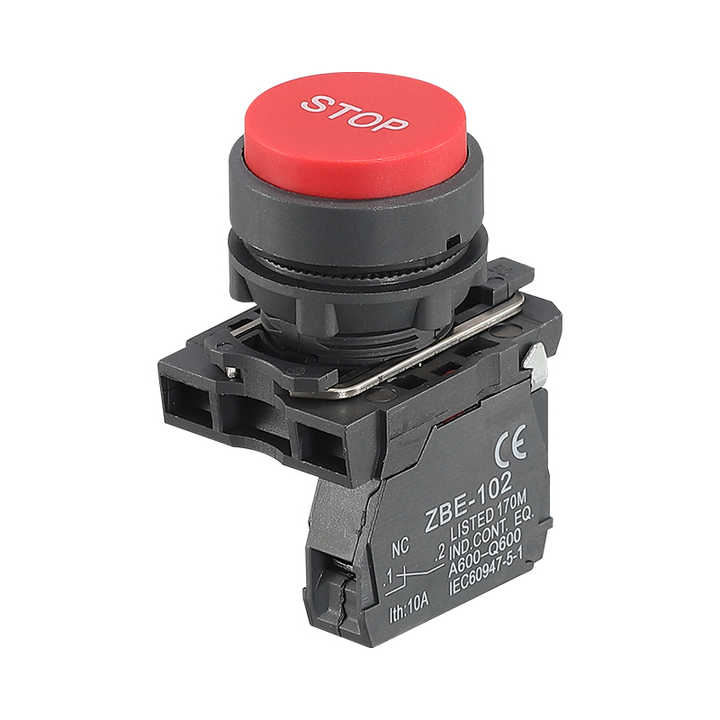 XB5 Series Electronic Spring Metal Push Button Switches 1NO 1NC ...