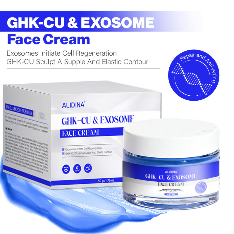 T Private Label GHK-CU Blue Copper Peptide Exo-Booster Cream