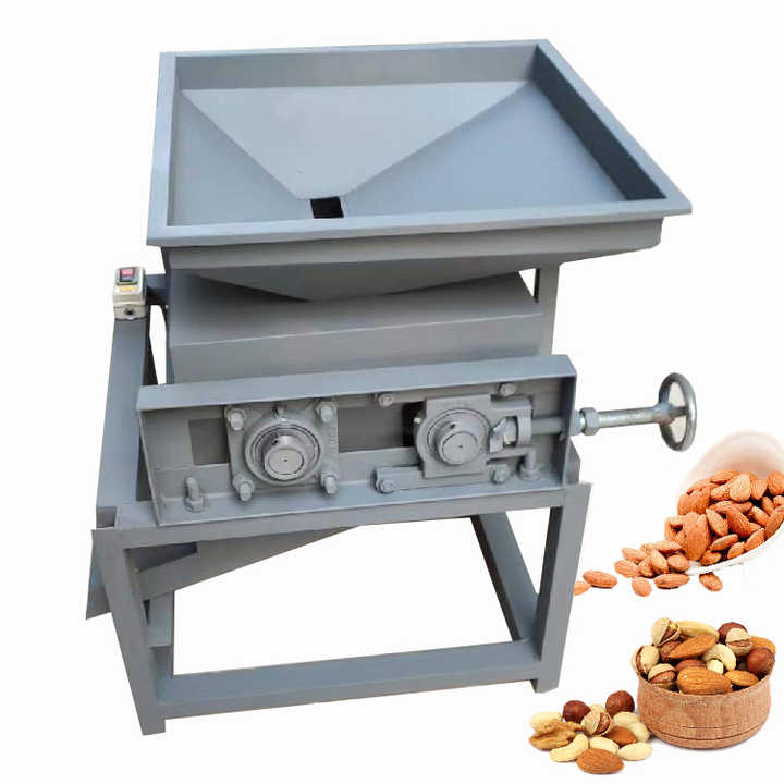 Small Almond Nuts Cracking Shelling Machine Almond Dehuller Machine ...