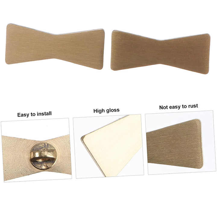 OEM LICHUAN Gold Butterfly Sofa Button - Durable & Stylish