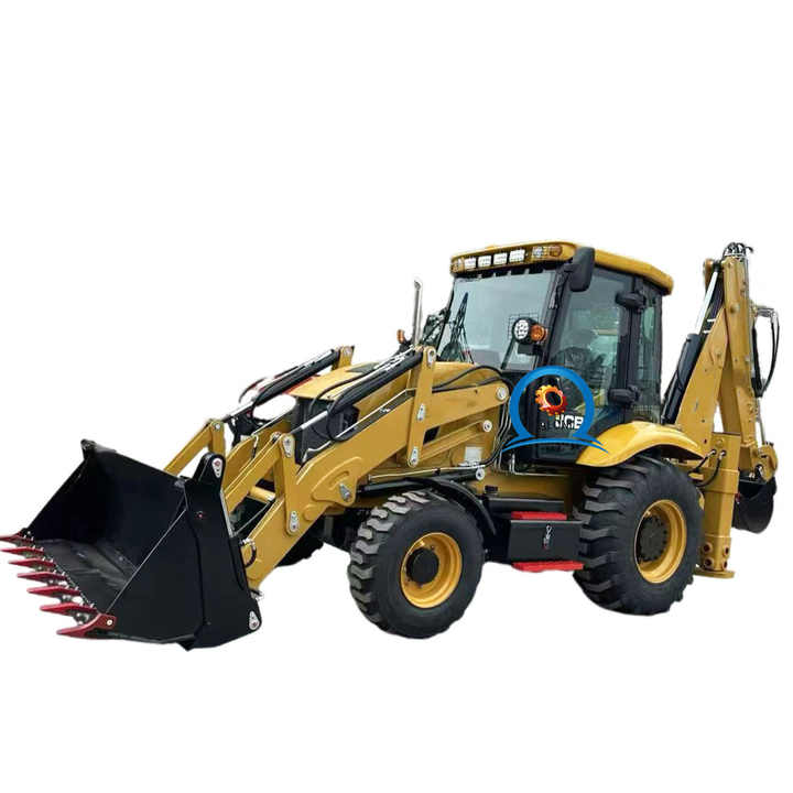 All-Terrain Two-Head Excavator Loader with Front and Rear Capabilities ...