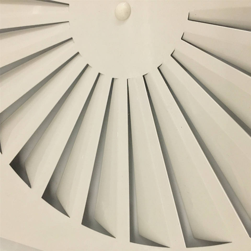 ODM OEM Round Swirl Aluminum Registers & Grilles Diffuser with Easy ...