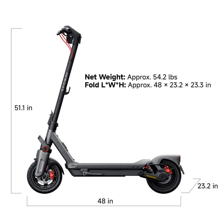 Segway Max G3 Dual Input Charging Max Speed 28mph Traction Control ...