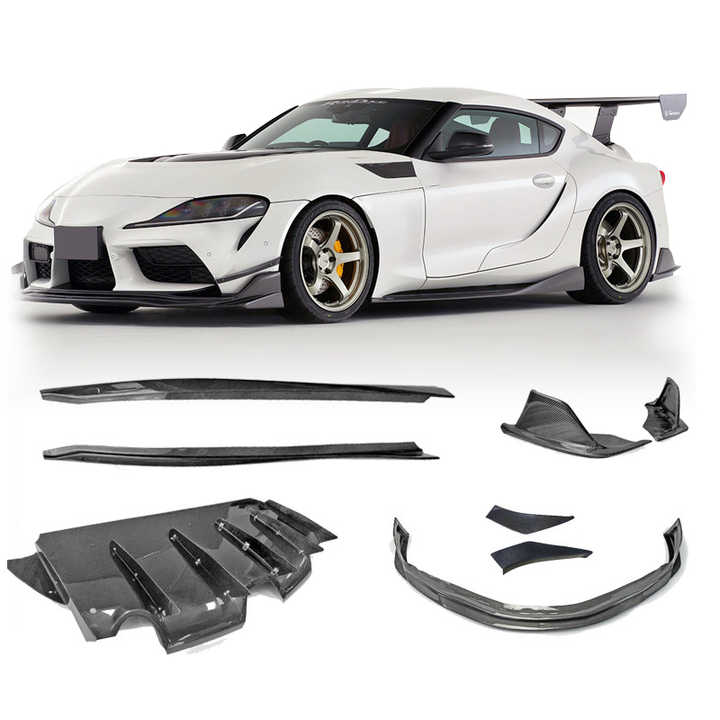 Toyota Supra A90 MK5 Carbon Fiber Body Kit - Aero Full Front
