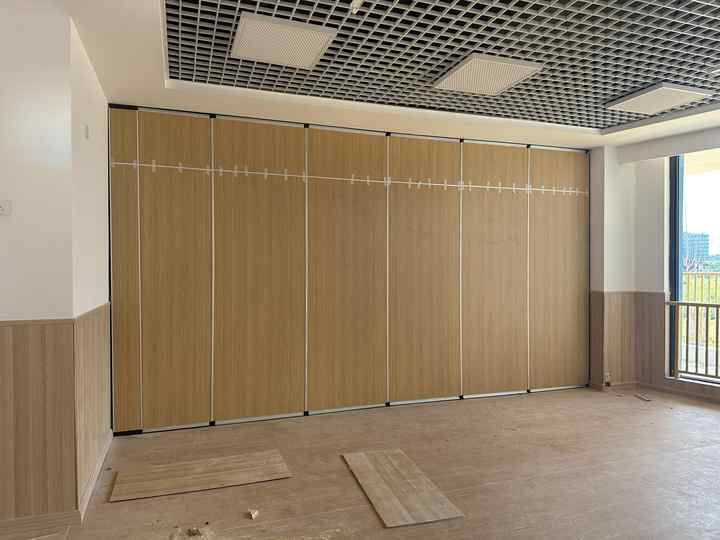 Sliding Wall Demountable Movable Soundproof Partition Wooden Folding ...