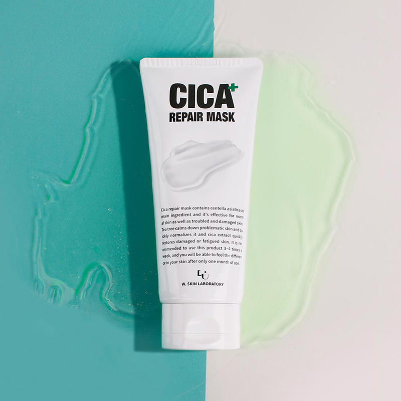 W.SKIN LABORATORY CICA PLUS REPAIR MASK 180ml Peel Off Repair Mask for ...
