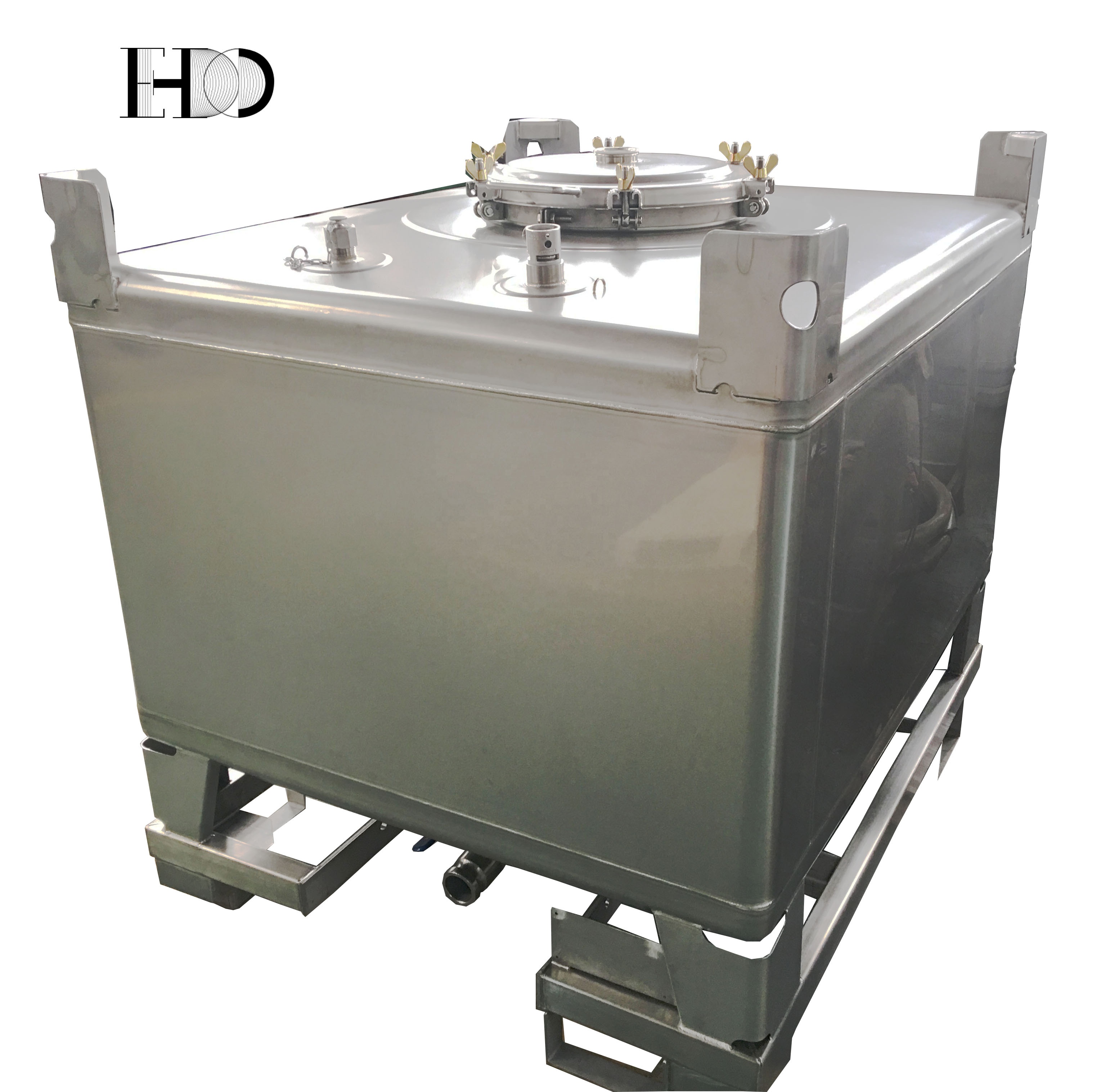 Buy 1000 L IBC Fuel Tank Metal White Design, Portable Fuel Storage ...