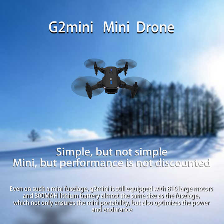 G2 Mini Drone - Professional 4K HD Camera Drone for Racing