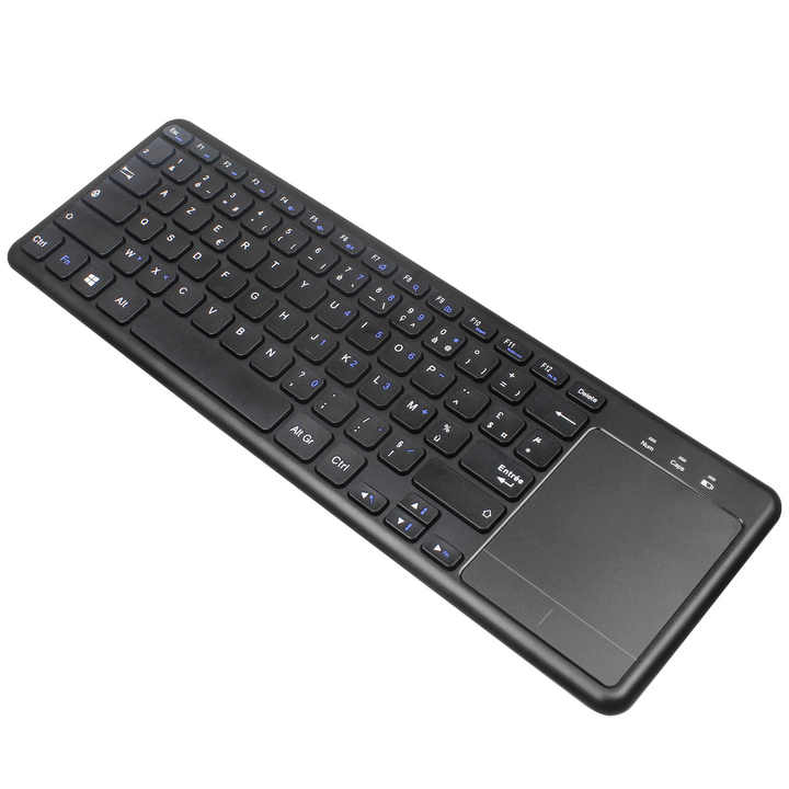 2.4ghz Wireless Media Keyboard with Touchpad & Multimedia Keys