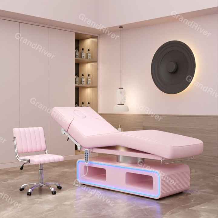 Salon Facial Spa Bed Chair - Electric Automatic Lift 3 4 Motor