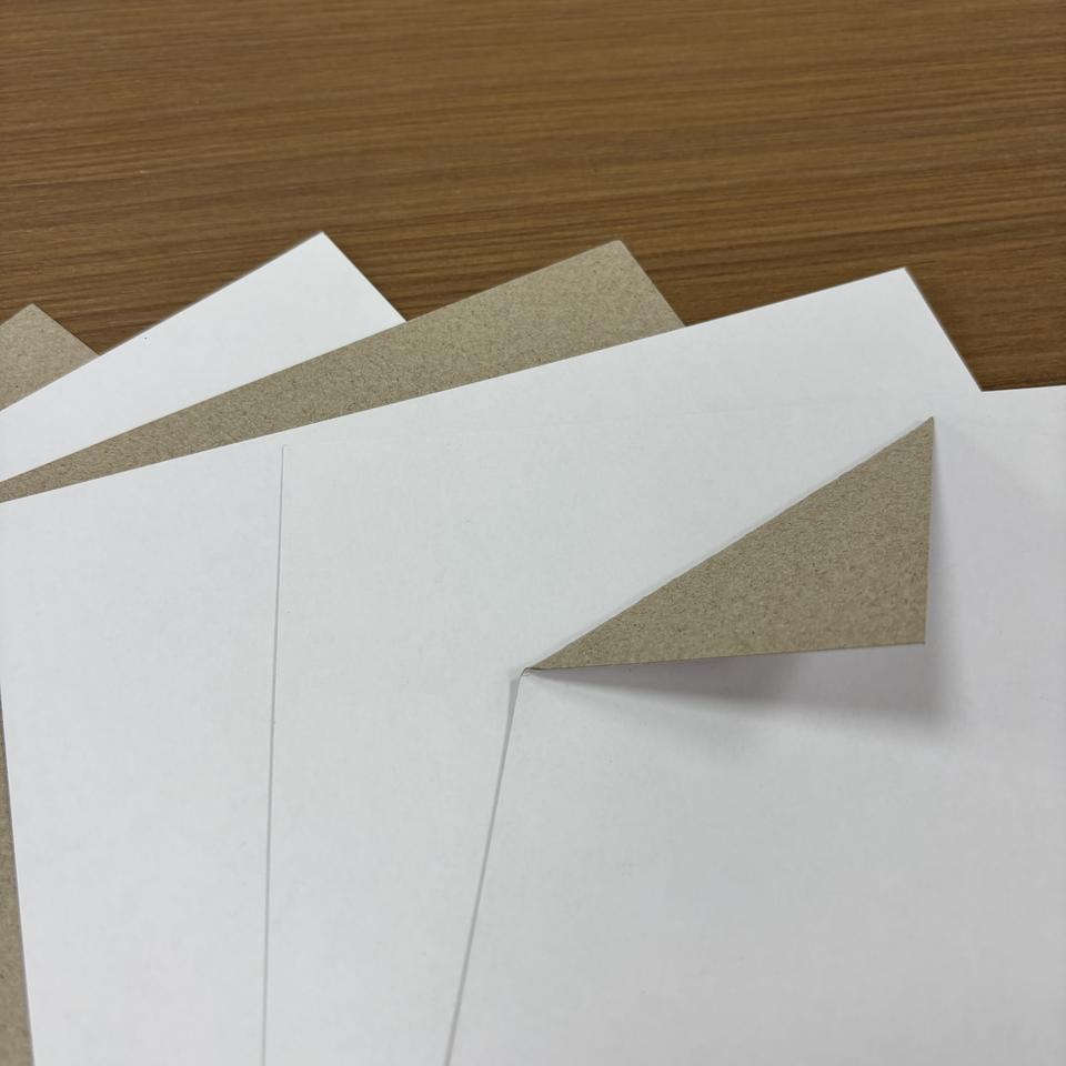 Stiff Packaging Material 350gsm 400gsm Duplex Board Grey Back ...