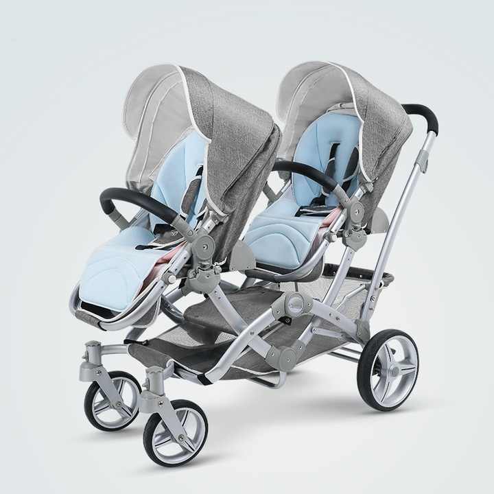 Two Seat Stroller for Kids Twin Baby Stroller Double Baby Pram| Alibaba.com