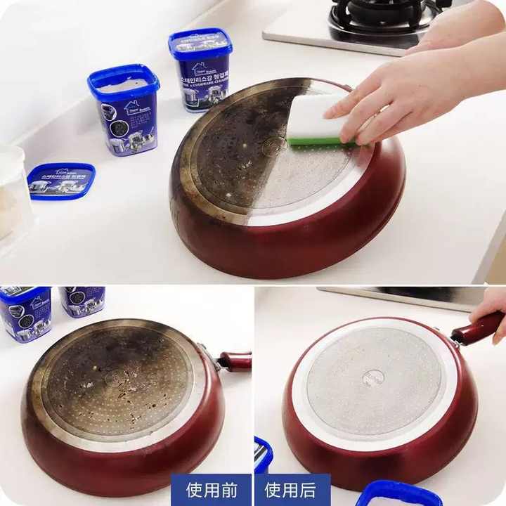 2025 500g Stainless Steel Cleaning Paste Household Kitchen Oily Wash ...