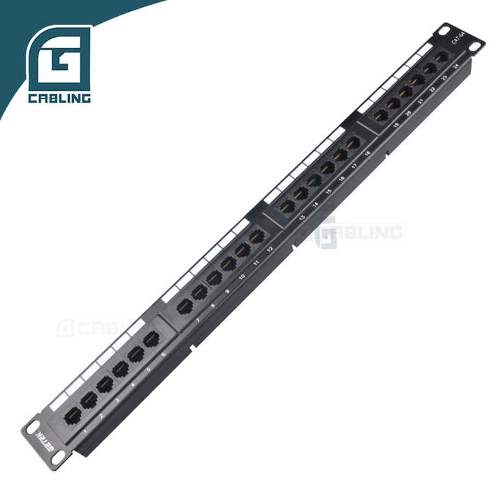 Gcabling 2u 19inch Rack Mount RJ45 8P8C 48Port Unshielded UTP Cable ...