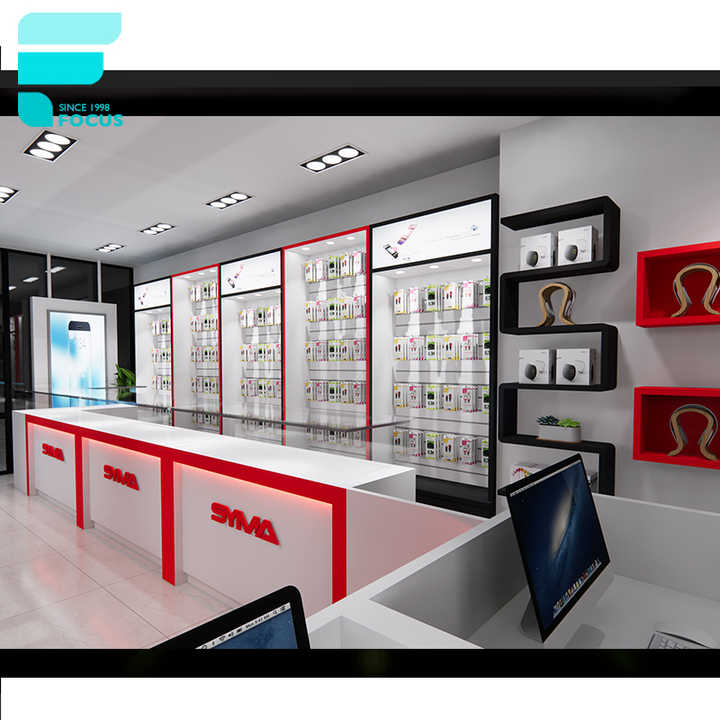 Mobile Shop Display Cabinet Glass Kiosk Cell Phone Store Mobile Shop ...