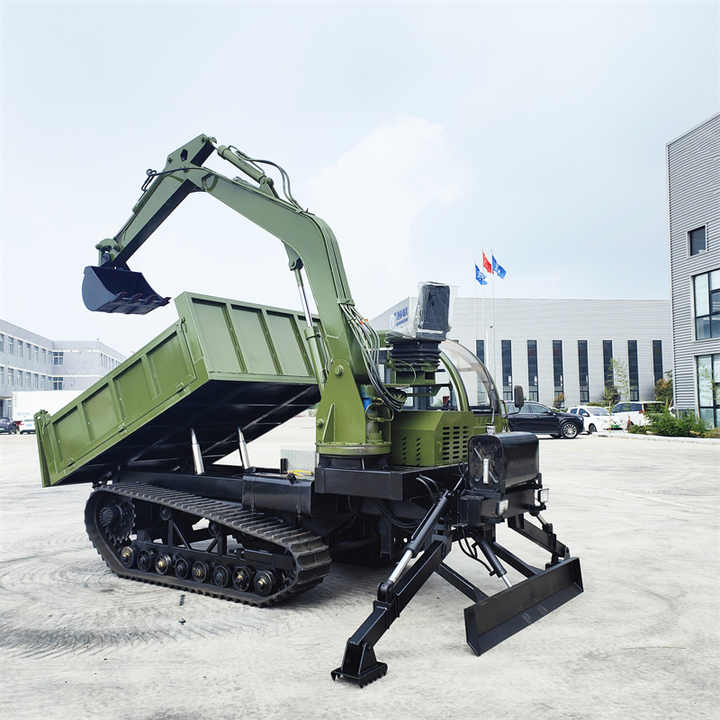 Mini Crawler Dumper with Loader - 6TON Forestry Machinery