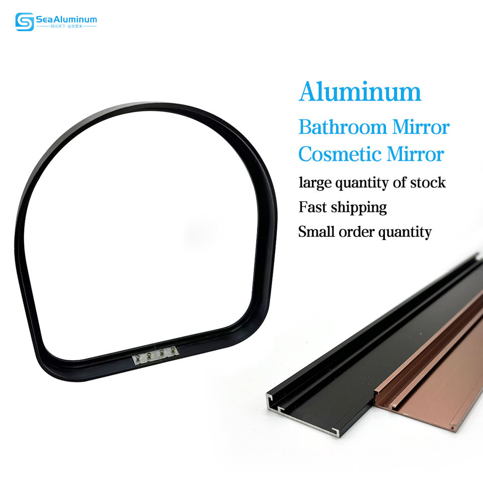 Bathroom Mirror Light LED - Modern Round Aluminum Mirror