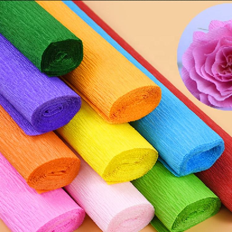 Wholesale Solid Color Crepe Paper Roll for Gift Wrapping & Craft ...