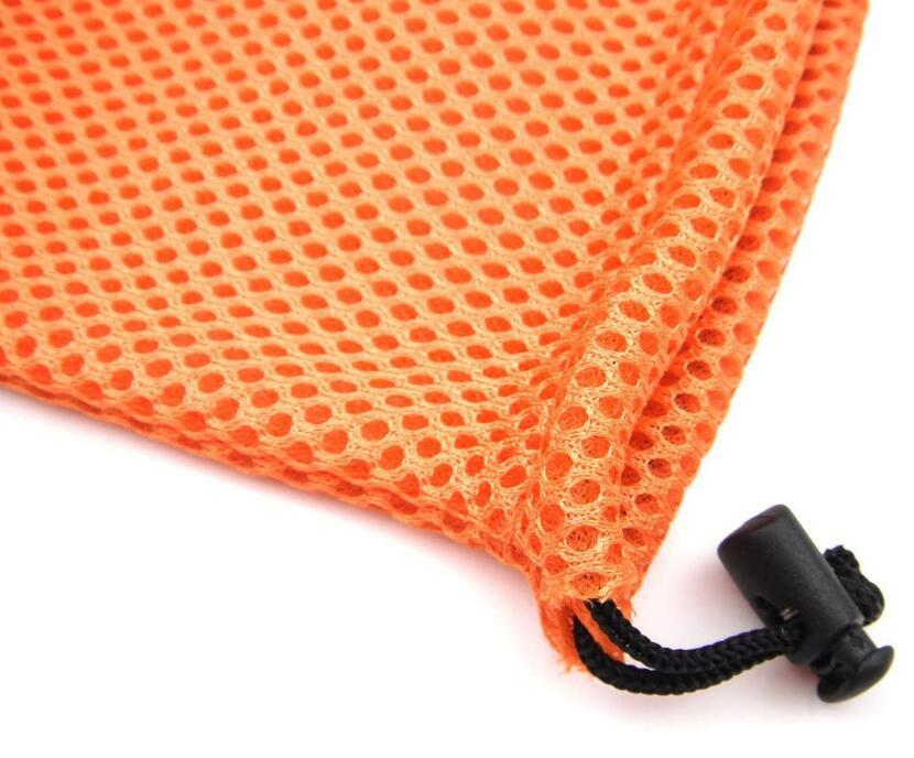 Wholesale 9*13cm Mesh drawstring bag mobile power mesh pouch mobile ...