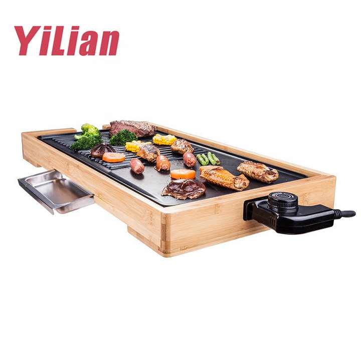 Koto Electric Bamboo Grill - Luxury Korean Reversible Griddle