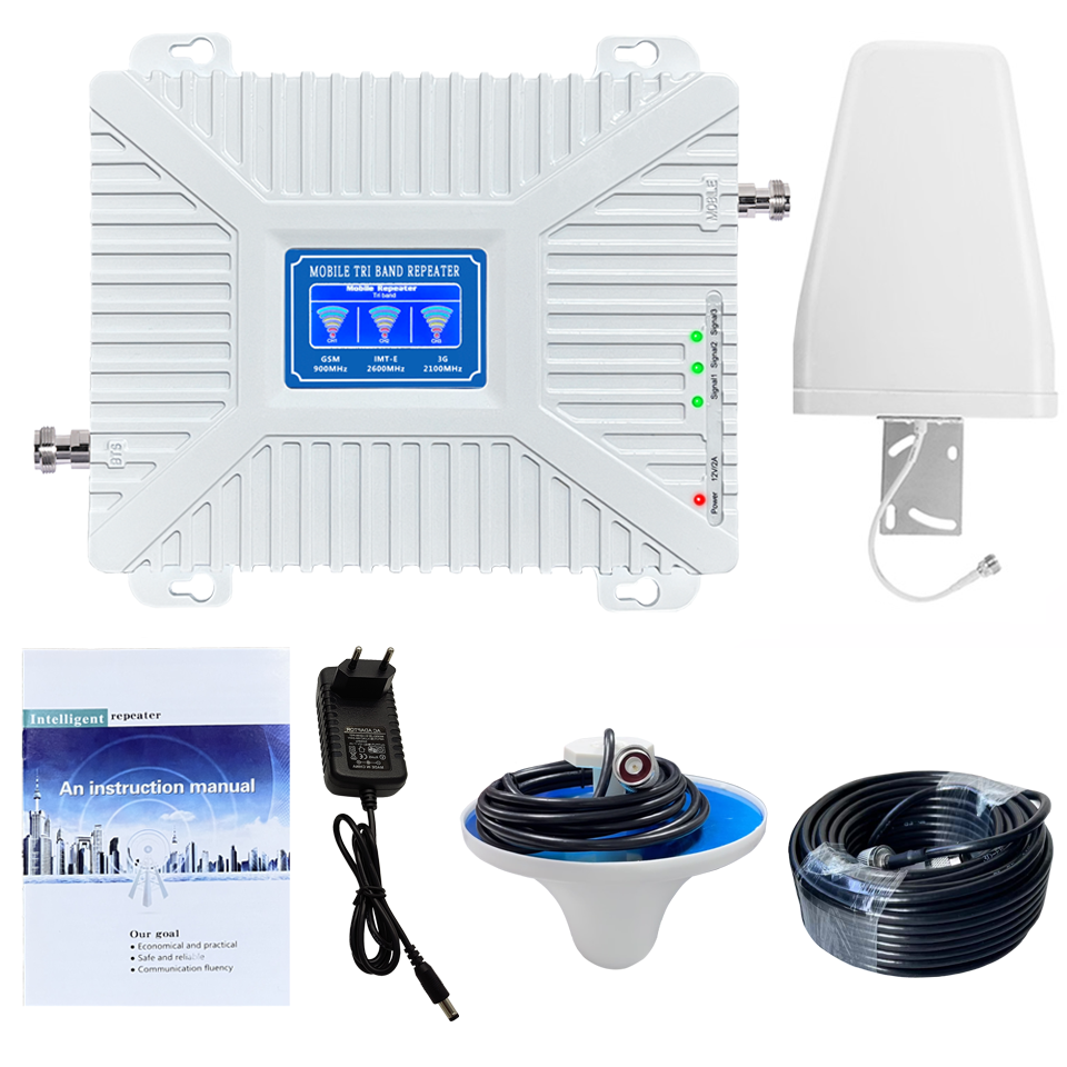 900/2100/2600mhz Mobile Network Repeater - 3G 4G Amplifier