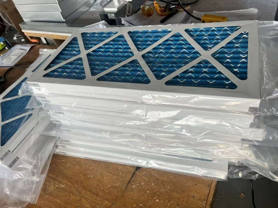 MERV 6/8/11/13 Disposable Cardboard Frame HVAC Air Filter Pleated Panel ...