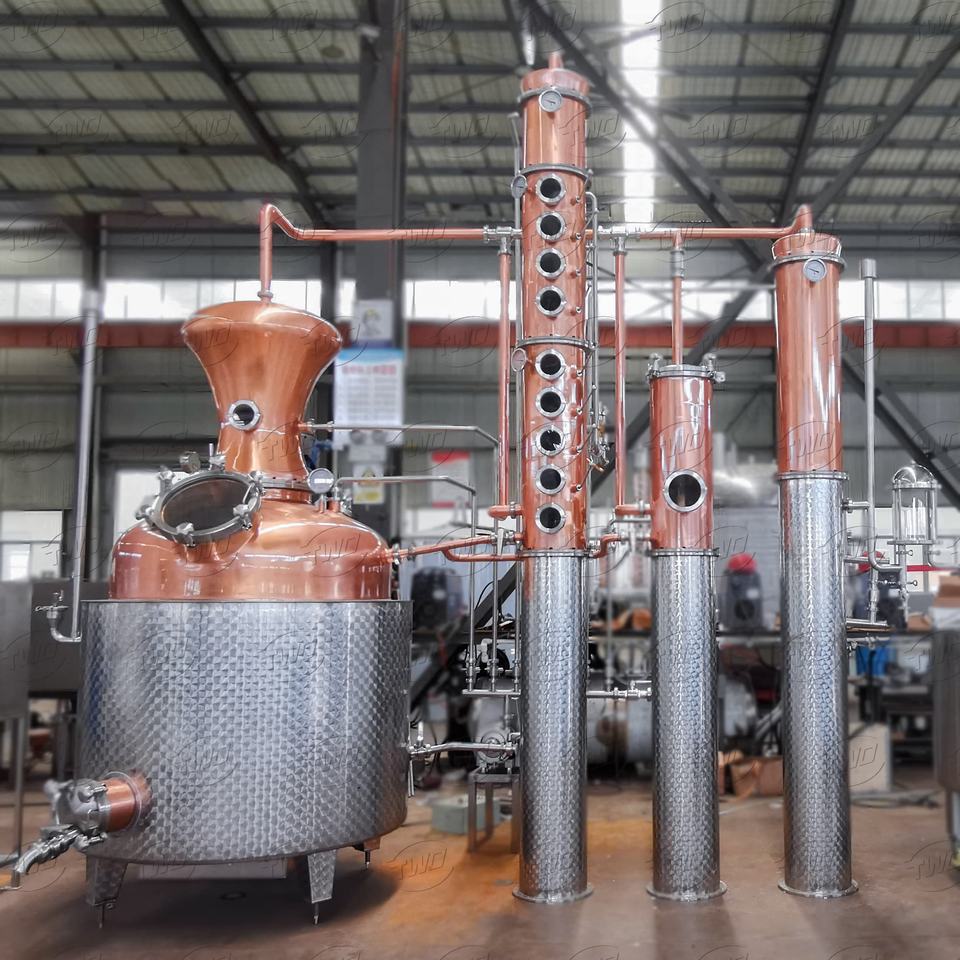 1000L Factory Alcohol Vodka Continuous Distillation Column Still Gin ...